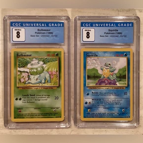 Pokemon | Other | Squirtle 999 Pokemon 6312 Bulbasaur 1999 44102 Base ...